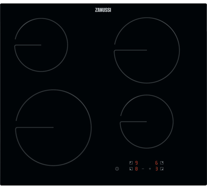 Placa Vitrocerâmica 4 Zonas Zhrx641k Zanussi Castro Electrónica Lda