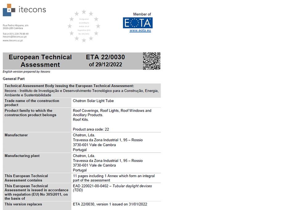 Certificações dos Produtos Chatron. | Chatron