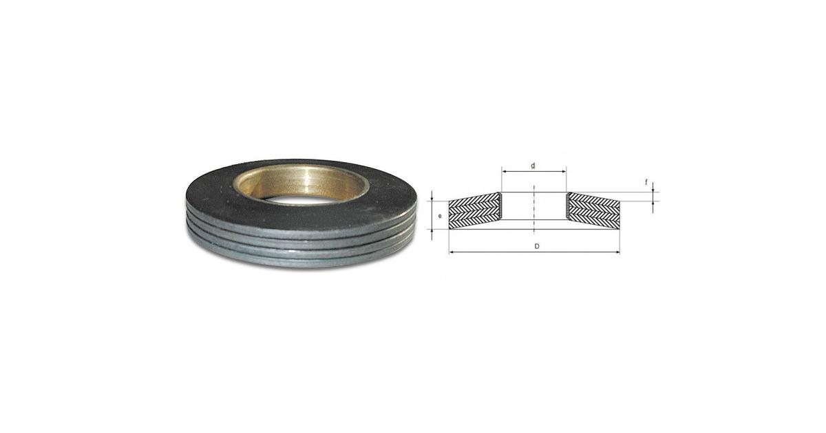 Turned Cup Spring Washer Art 8000386 Steel M 18 Ø 19 x 6.0 x 37 Trep 4L ...