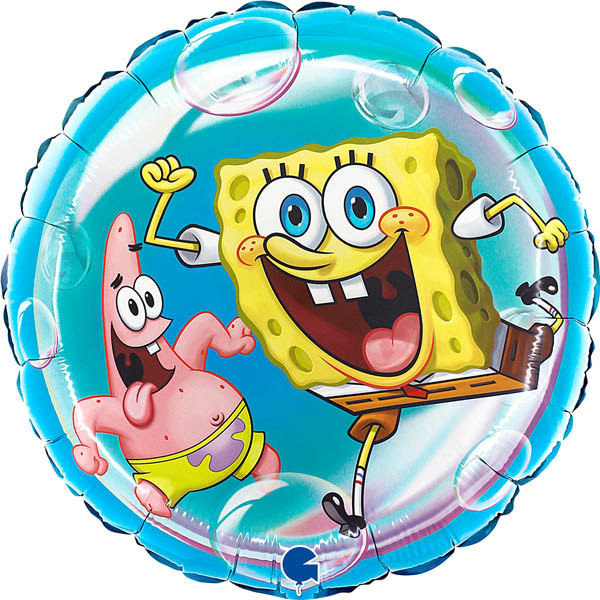 18" SpongeBob Foil Balloon | Partimpim.pt